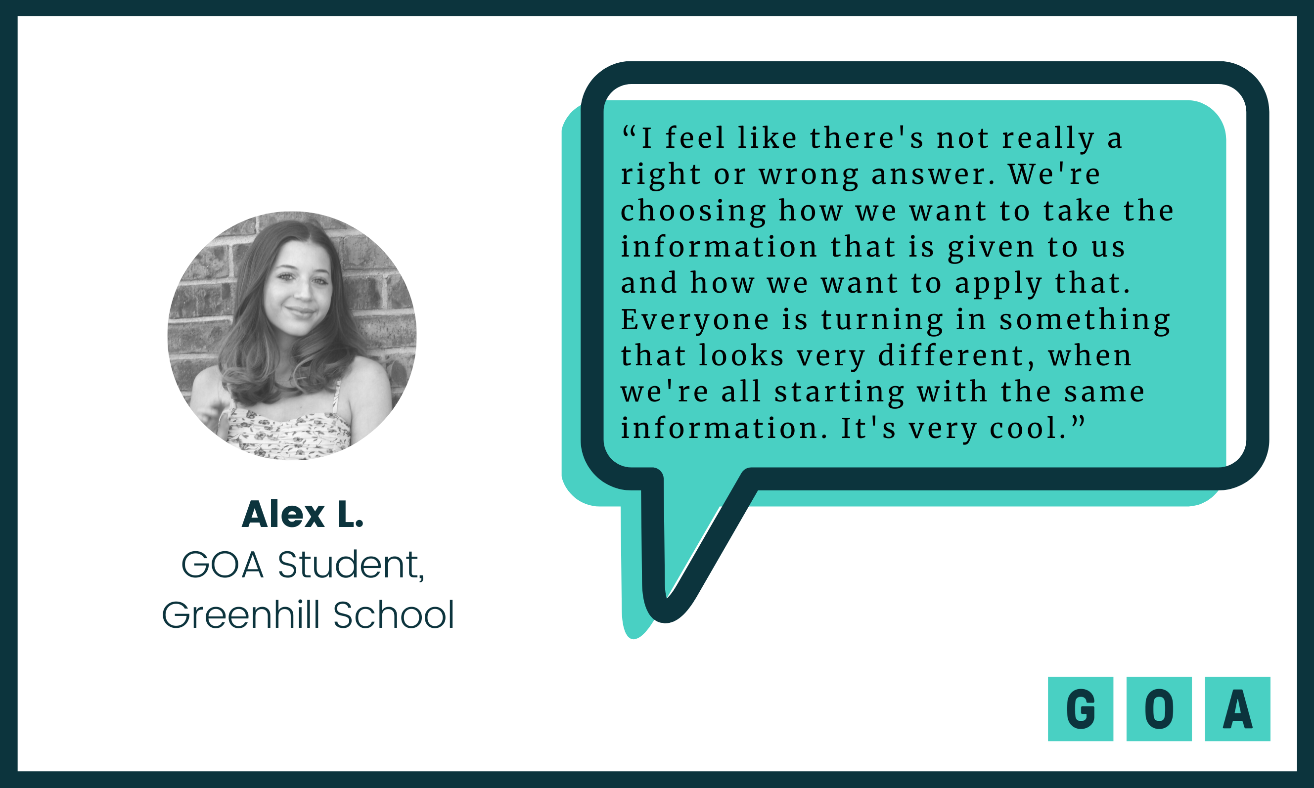 Student Spotlight: Thriving in Student-Led Learning | GOA